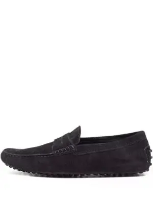 TOD'S Suede Loafers - Black