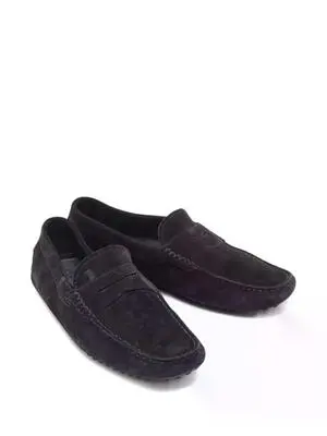 TOD'S Suede Loafers - Black