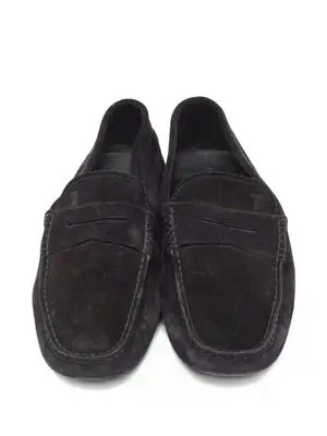TOD'S Suede Loafers - Black