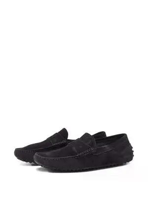 TOD'S Suede Loafers - Black