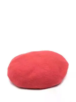 Giorgio Armani 1990s Wool Beret - Red
