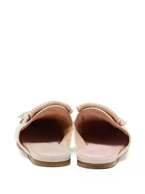 TOD'S Fringed Studded Mules