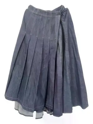 Dior 2010s Denim Wrap Skirt