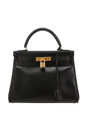 Hermès 1995 Kelly 28 Tote Bag - Black