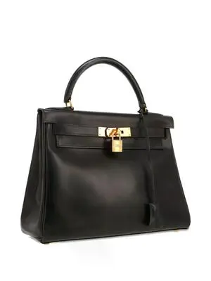 Hermès 1995 Kelly 28 Tote Bag - Black