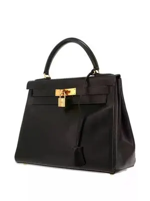Hermès 1995 Kelly 28 Tote Bag - Black