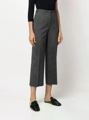 Prada 2010s Cropped Tailored Trousers