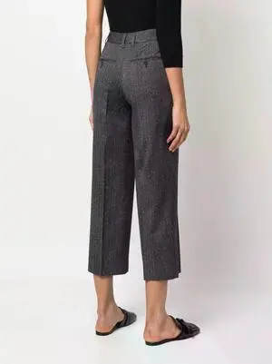 Prada 2010s Cropped Tailored Trousers