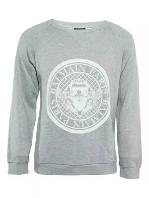 Balmain Raglan-sleeve Logo Sweatshirt
