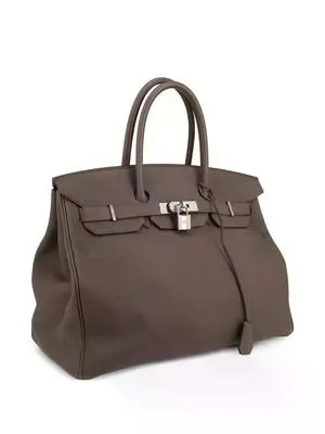 Hermès 2014 Birkin 35 Togo Leather Handbag - Grey