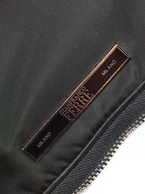 Gianfranco Ferre Rectangular Zip Clutch Bag