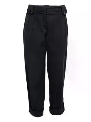 Moschino Turn-up Pleated Trousers