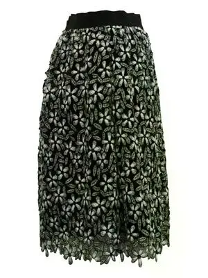 SELF-PORTRAIT Guipure-lace Mini Skirt