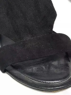 TOD'S Suede Cut-out Sandals