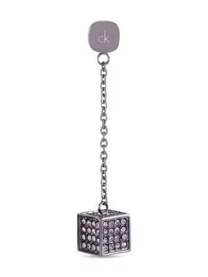 Calvin Klein Tone Crystal Embellished Drop Earrings