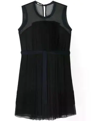 Miu Miu 2010 Pleated Silk Minidress