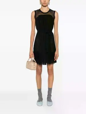 Miu Miu 2010 Pleated Silk Minidress