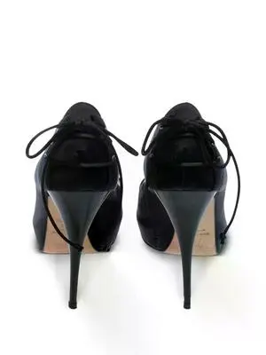 GIUSEPPE ZANOTTI 110mm Satin Pumps - Black