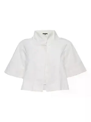 Theory Gabardine High-neck Top