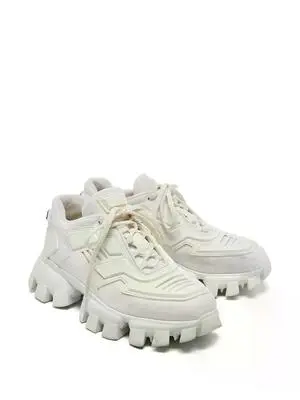 Prada Tie Fastening Sneakers For Women