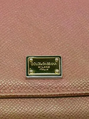 Dolce & Gabbana 2024 Logo-plaque Wallet - Pink