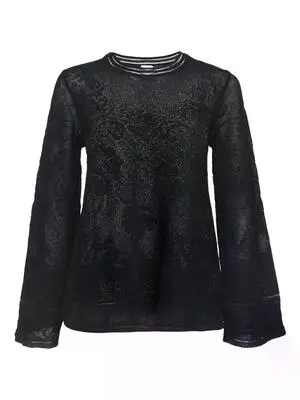 Missoni Lurex-detailing Top - Black