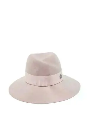 MAISON MICHEL Virginie Fedora Hat - Pink