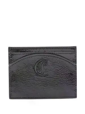 CHRISTIAN LOUBOUTIN 2020s Loubi54 Leather Cardholder - Black