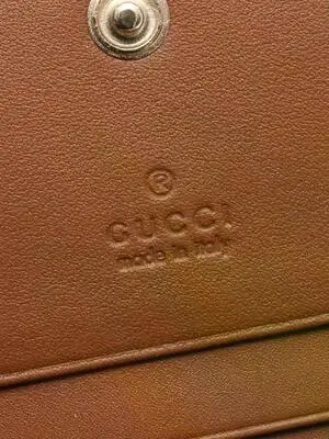 Gucci Small Gg Supreme Wallet - Brown