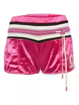 John Galliano Striped-trim Shorts - Pink