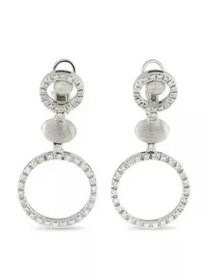 NANIS 18k White Gold Diamond Earrings