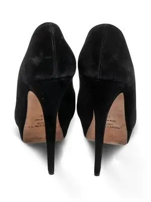 JIMMY CHOO 150mm Suede Heeled Pumps - Black