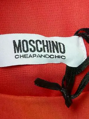 Moschino Floral-appliqué Midi Dress