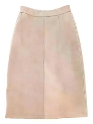 Hermès 2000s Suede Skirt