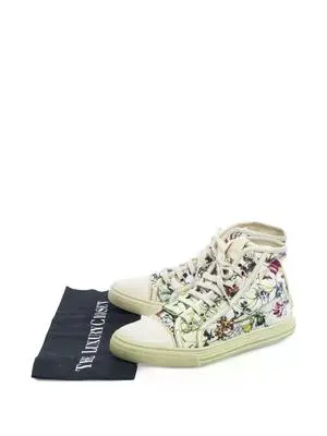 Gucci Floral High Top Sneakers