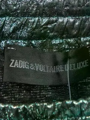 Zadig&Voltaire Lurex Drawstring Skirt