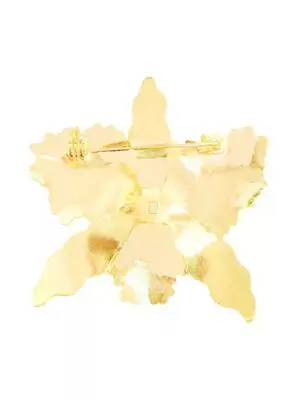 SUSAN CAPLAN 1980s Orchid Brooch