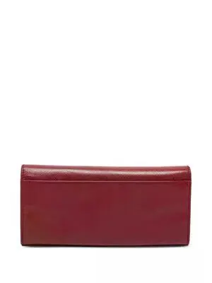 FERRAGAMO Logo-plaque Leather Chain Wallet