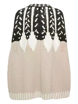 PETER PILOTTO Wool-blend Cable Knit Poncho