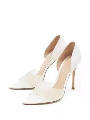 GIANVITO ROSSI Patent Leather Pumps With Clear Panel
