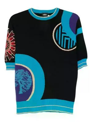 Versace Geometric-floral T-shirt