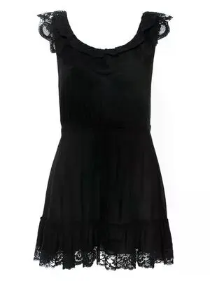 Dolce & Gabbana Lace-trim Mini Dress