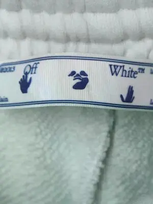 Off-White Cotton Track Pants