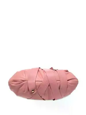 Versace Venita Bow Leather Tote Bag