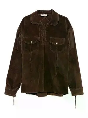 A.N.G.E.L.O. VINTAGE CULT 2000s Suede Top