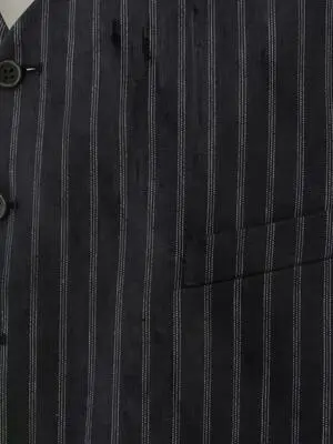 ROMEO GIGLI 1990s Striped Single-breasted Waistcoat