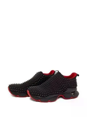 CHRISTIAN LOUBOUTIN Spike Sock Sneakers - Black
