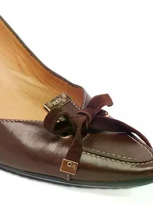 TOD'S 55mm Leather Heeled Pumps - Brown