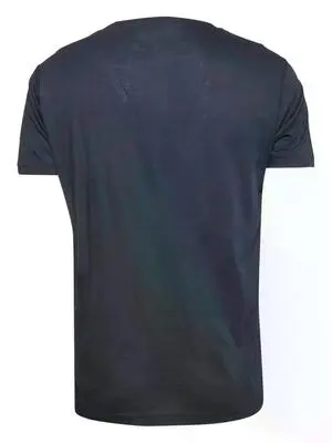 Emporio Armani Logo-print Cotton T-shirt - Blue