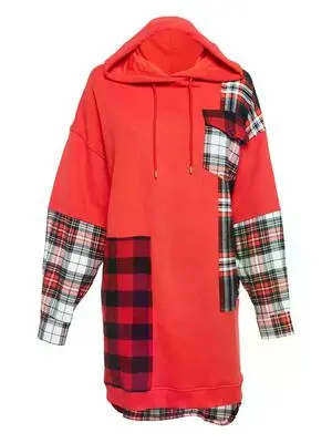 Alexander McQueen Cotton Hooded Dress
